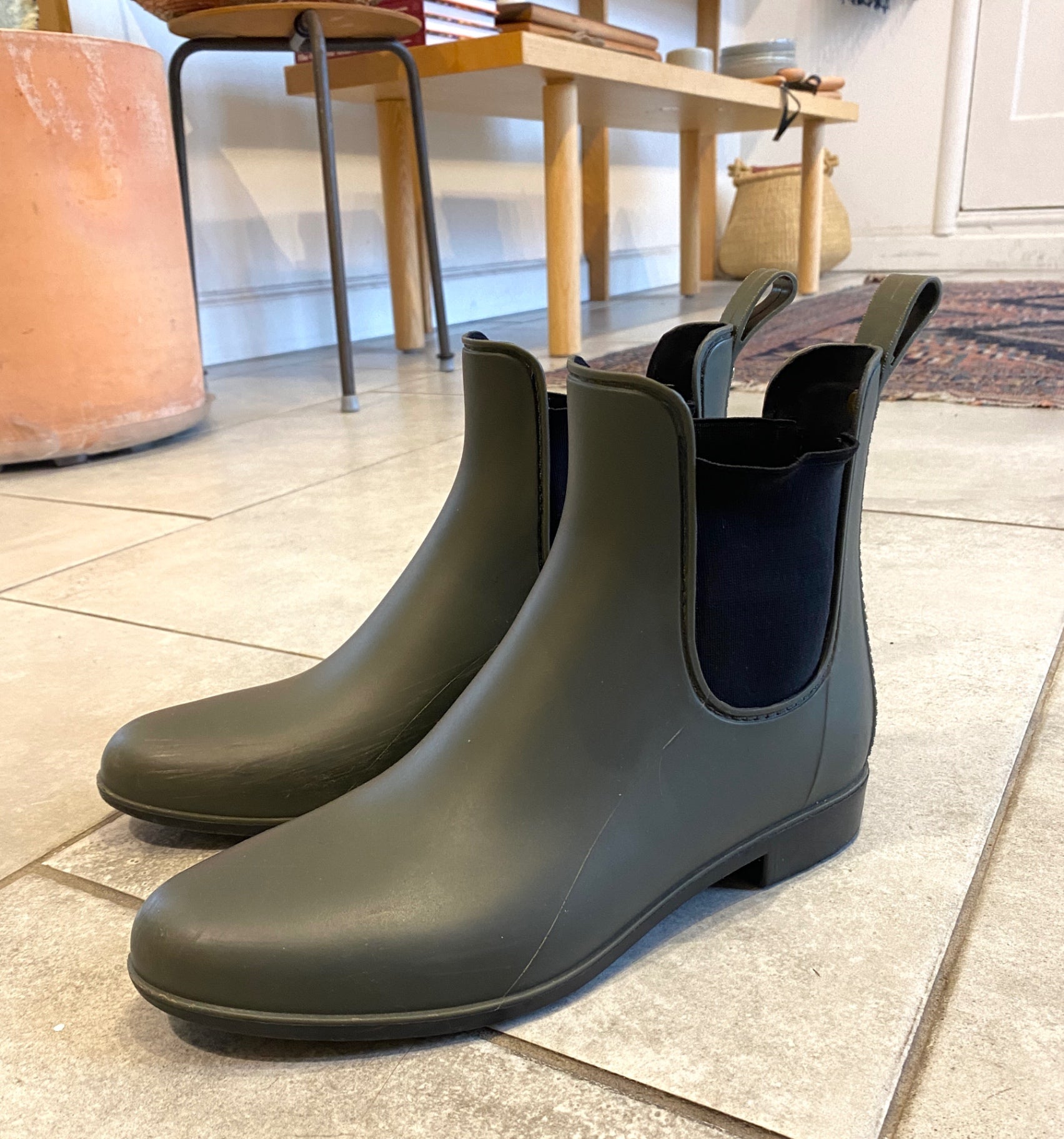 LOOP - Sam Edelman Tinsley Rain Boots Green, Sz 9 (#326) – Morningtide